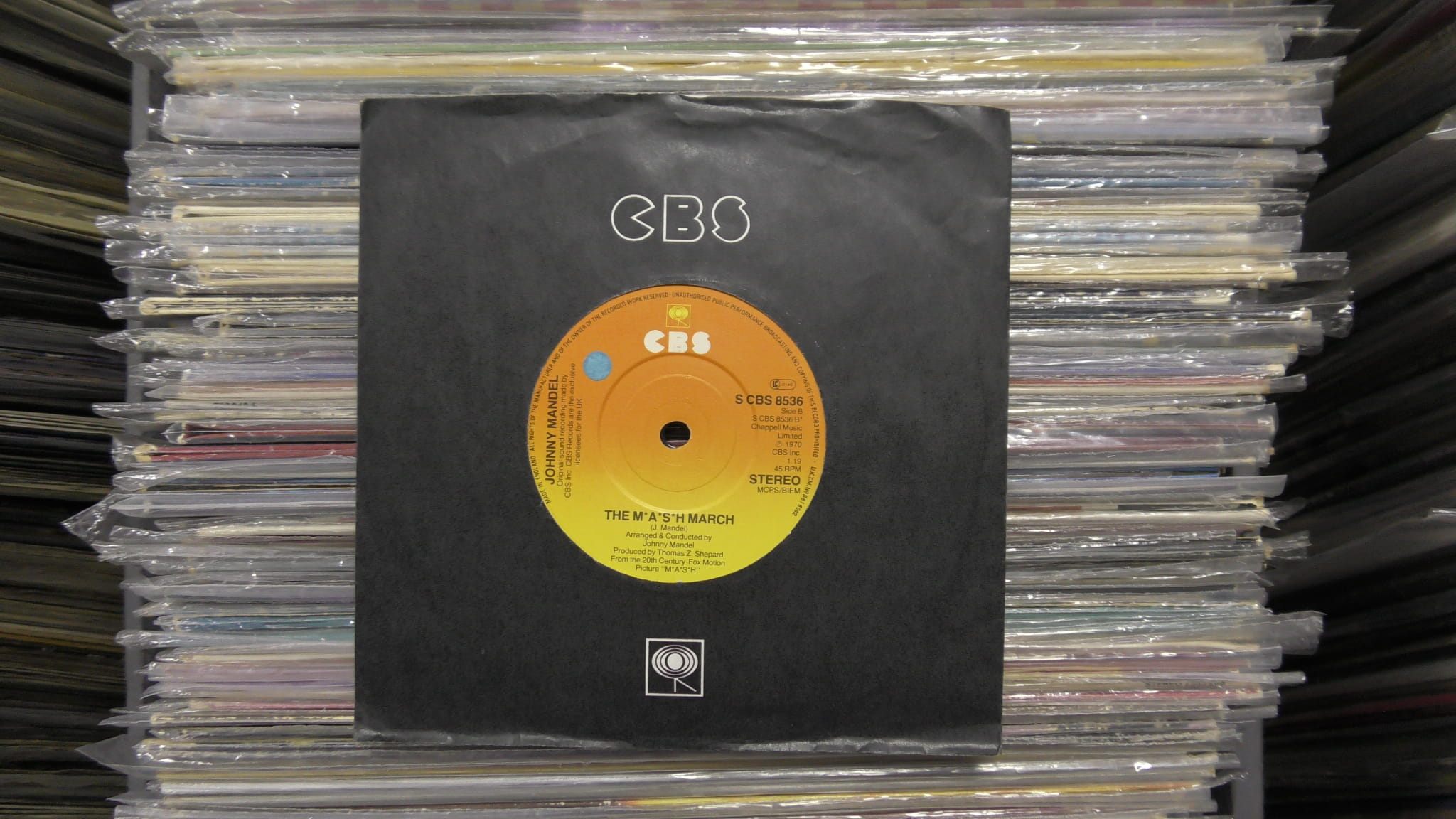 The Mash ‎– Theme From M*A*S*H (Suicide Is Painless) CBS ‎– S CBS 8536 ...