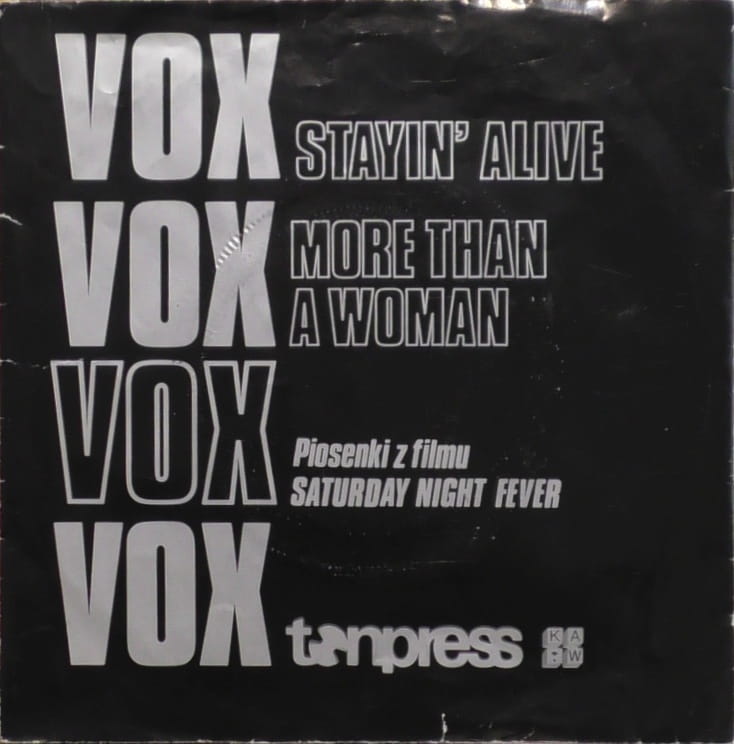 VOX – Stayin' Alive / More Than A Woman Tonpress – S-267 - | vinyl ...